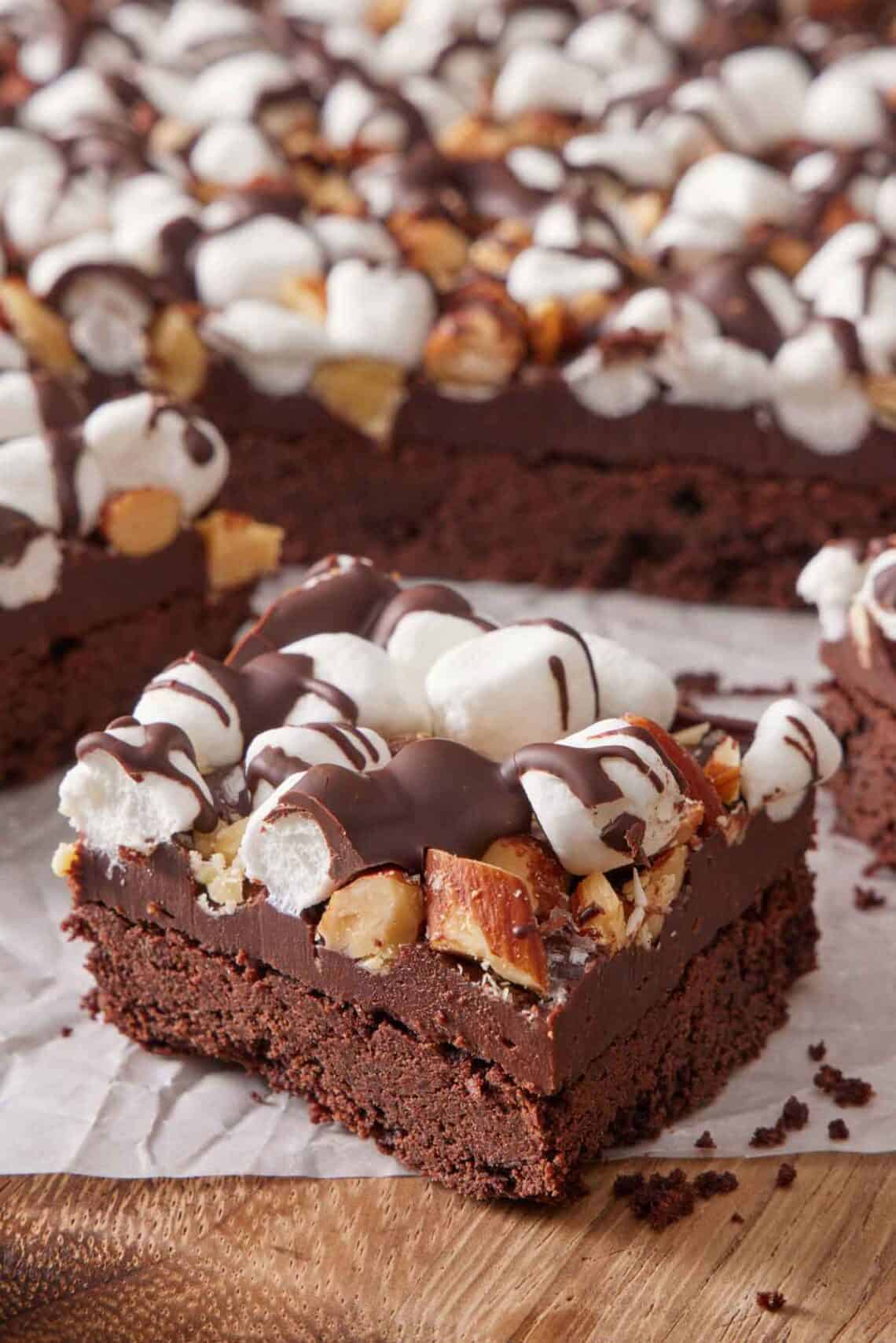 Rocky Road Bars Recipe - Preppy Kitchen