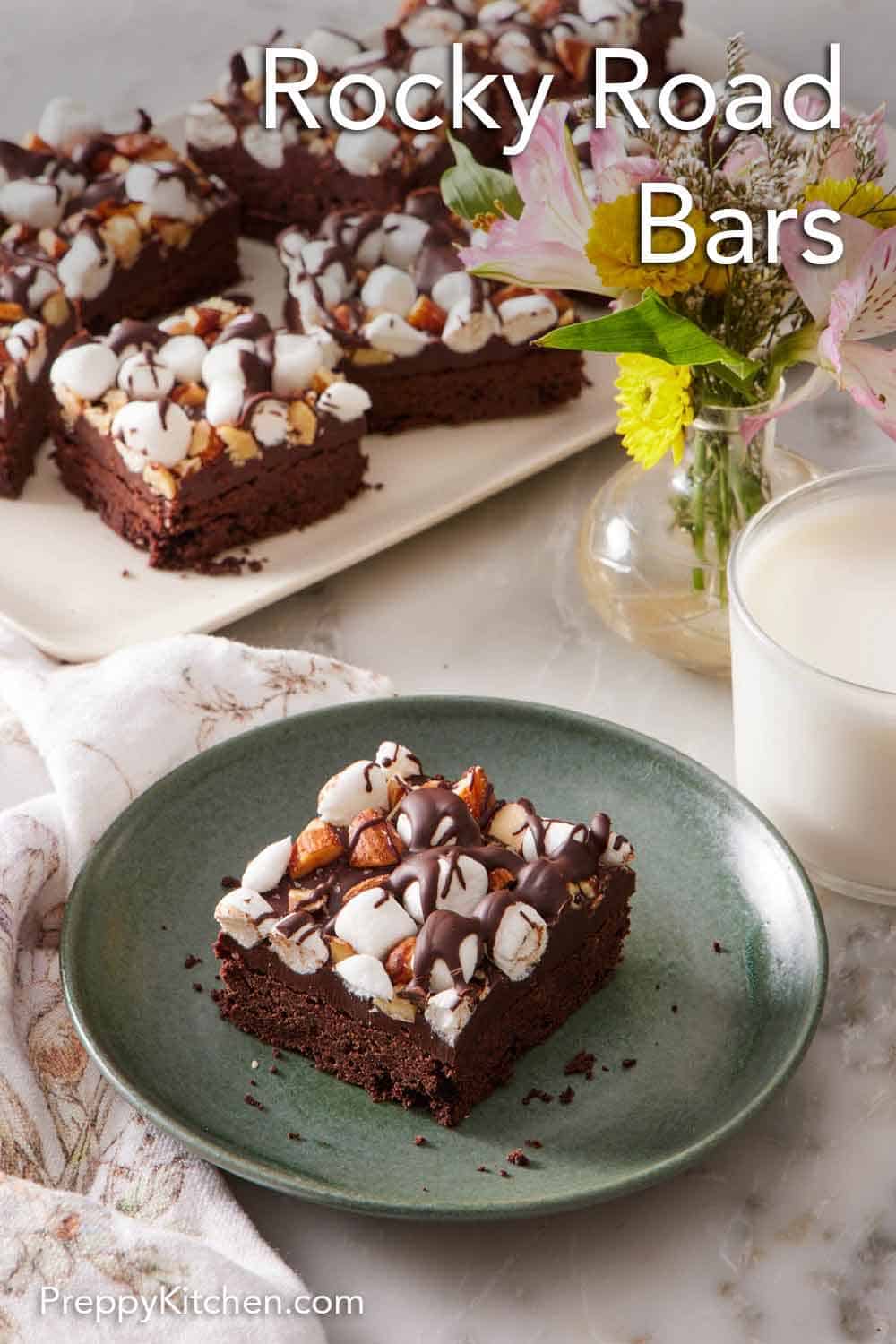 Rocky Road Bars Recipe - Preppy Kitchen