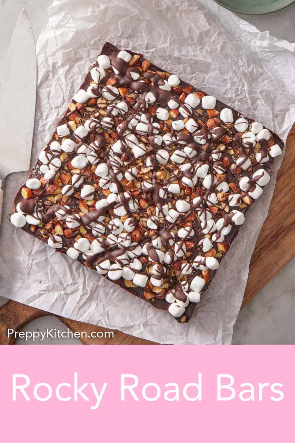 Rocky Road Bars Recipe - Preppy Kitchen