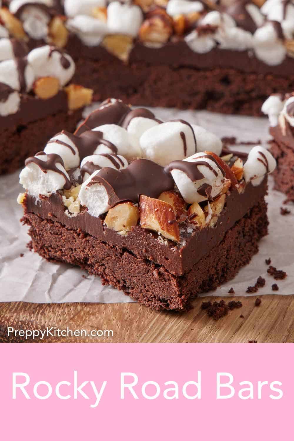 Rocky Road Bars Recipe - Preppy Kitchen