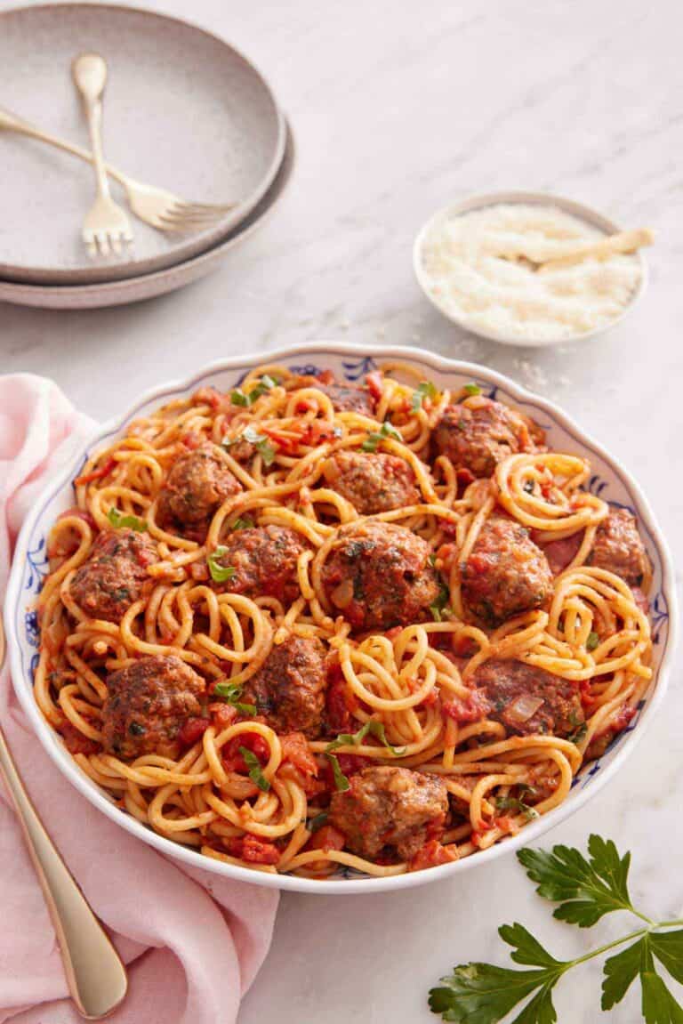 Spaghetti and Meatballs Recipe - Preppy Kitchen