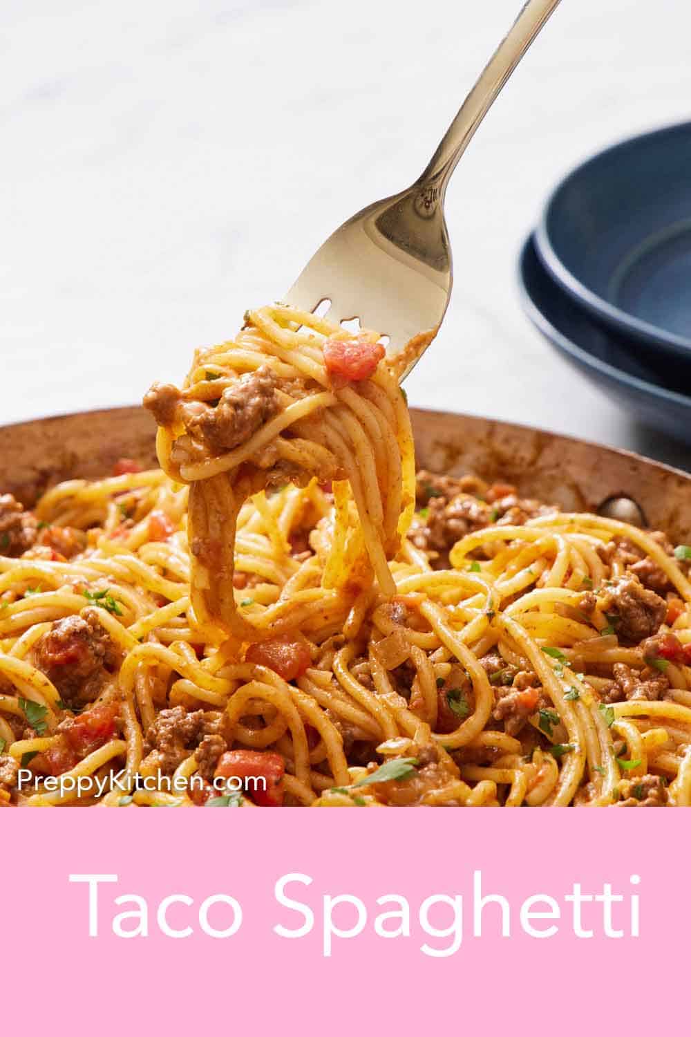 Taco Spaghetti Recipe - Preppy Kitchen