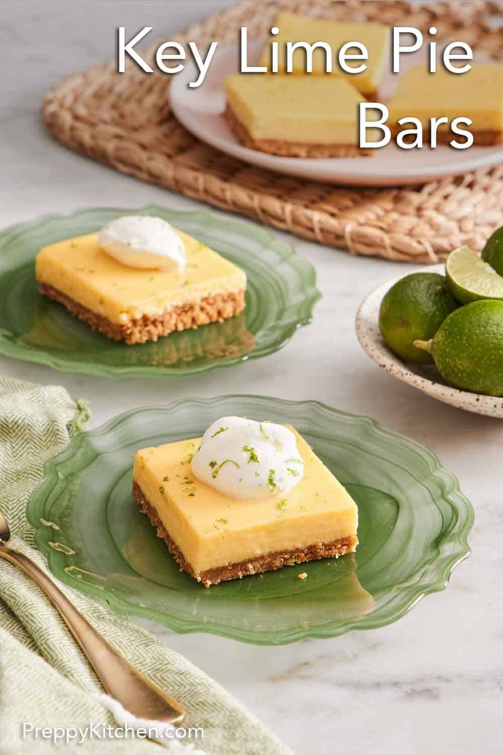 Easy Key Lime Pie Bars - Preppy Kitchen