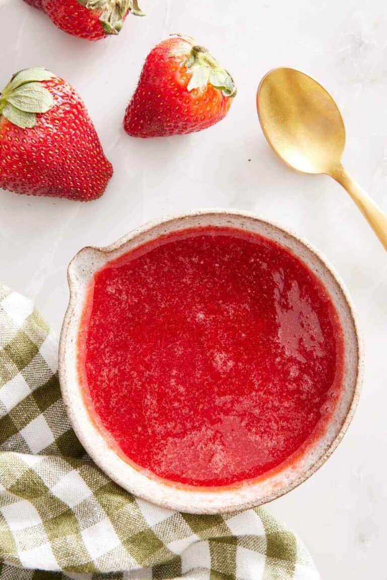 Simple Strawberry Syrup Recipe - Preppy Kitchen