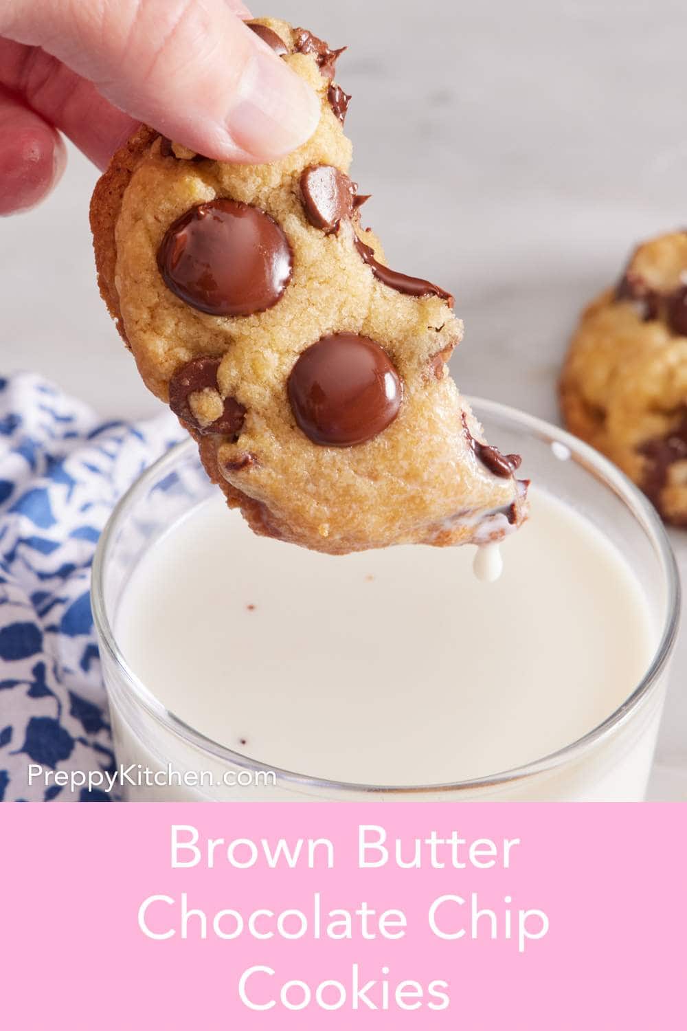 Brown Butter Chocolate Chip Cookies - Preppy Kitchen