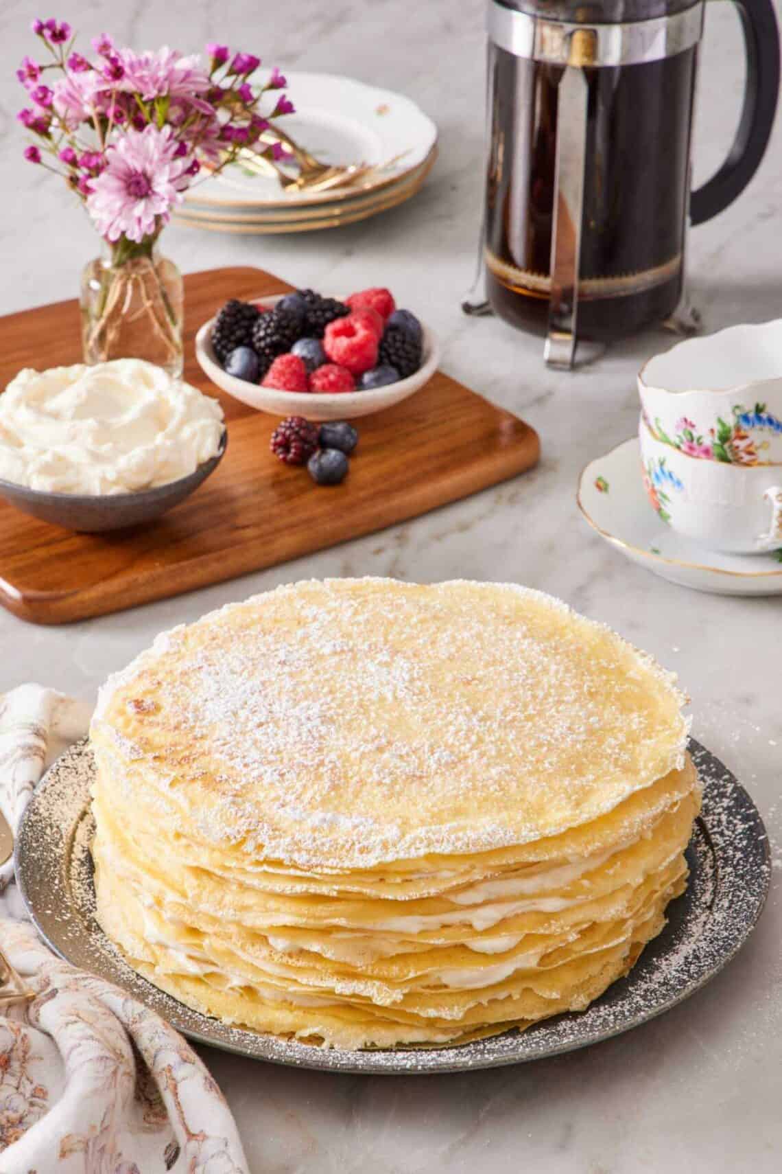 Crepe Cake Recipe - Preppy Kitchen