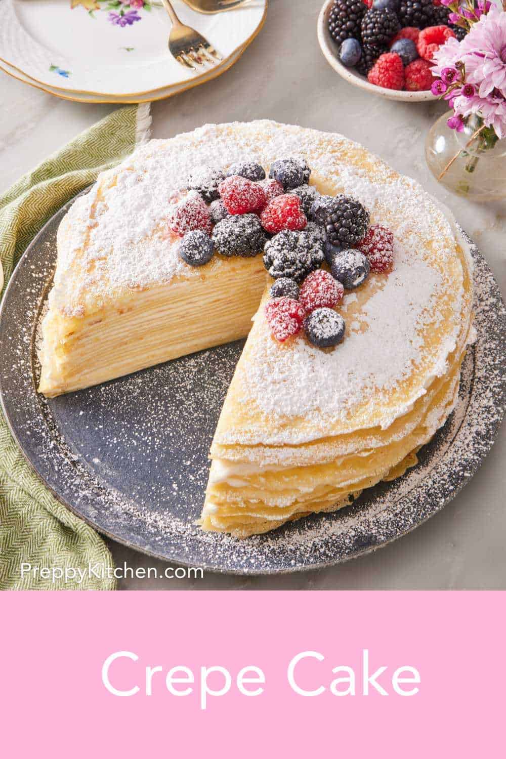Crepe Cake Recipe - Preppy Kitchen