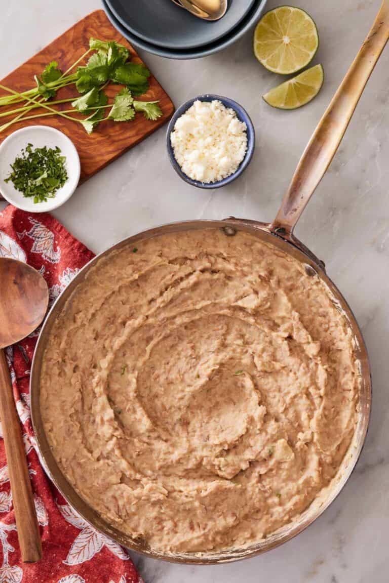 Homemade Refried Beans Recipe - Preppy Kitchen