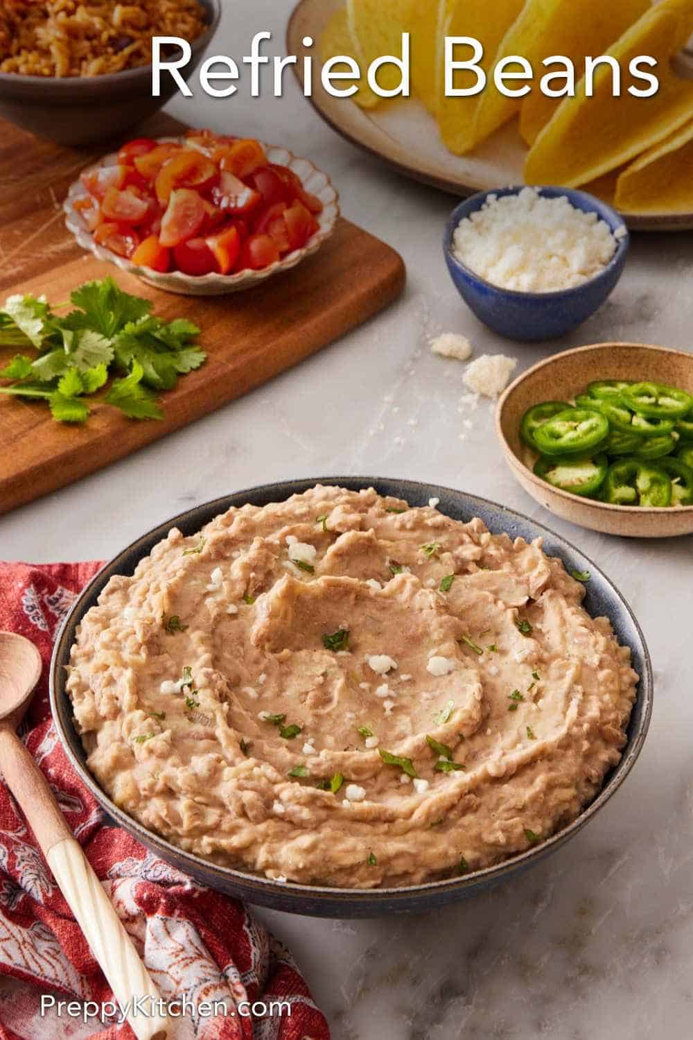 Homemade Refried Beans Recipe - Preppy Kitchen