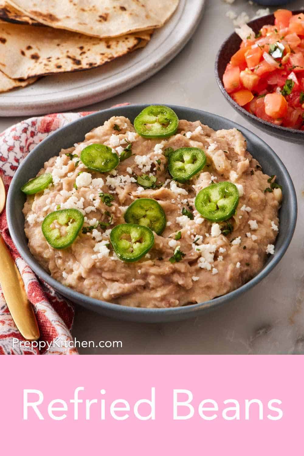 Homemade Refried Beans Recipe - Preppy Kitchen