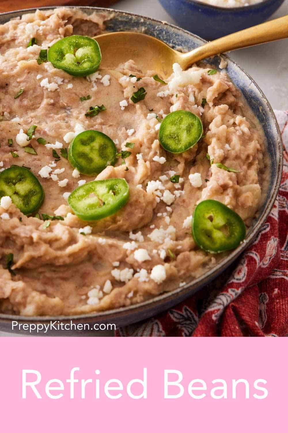 Homemade Refried Beans Recipe - Preppy Kitchen