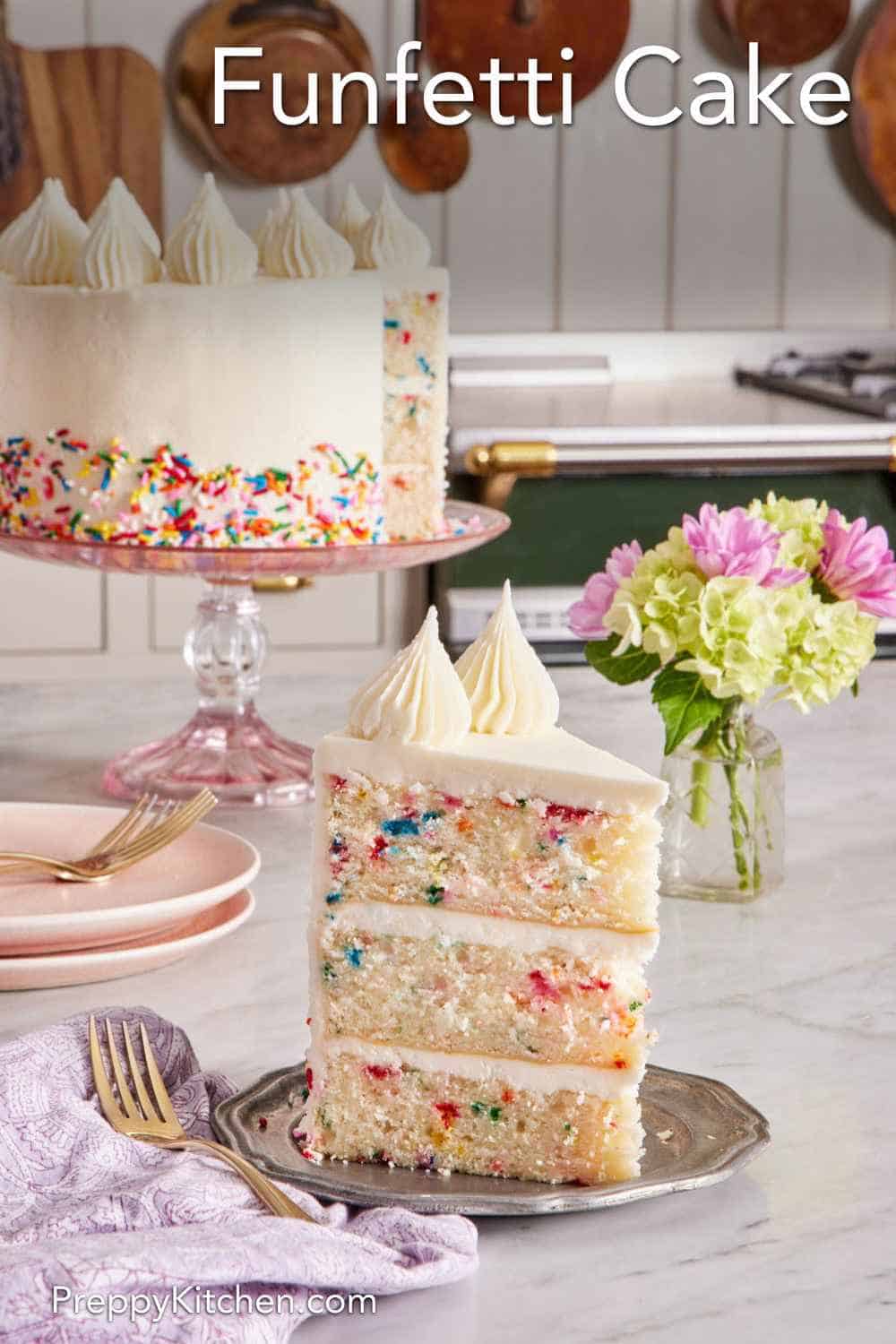 Funfetti Cake Recipe (From Scratch) - Preppy Kitchen