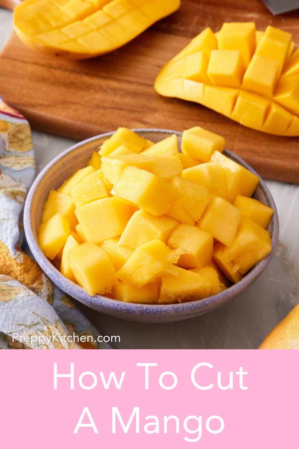 How To Cut A Mango - Preppy Kitchen