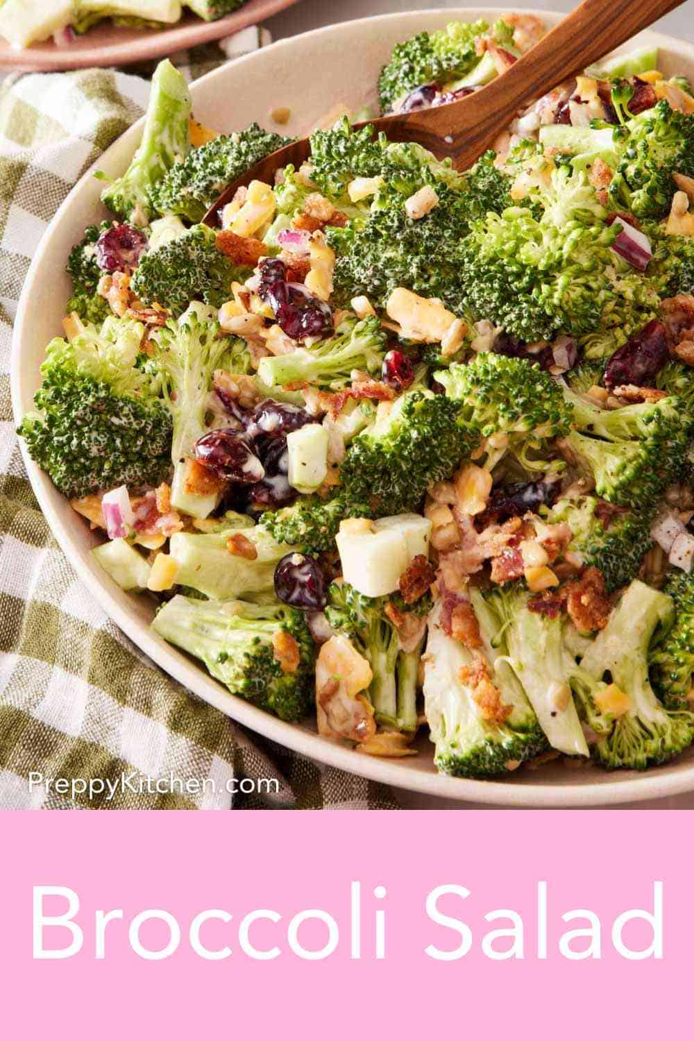 Easy Broccoli Salad Recipe - Preppy Kitchen