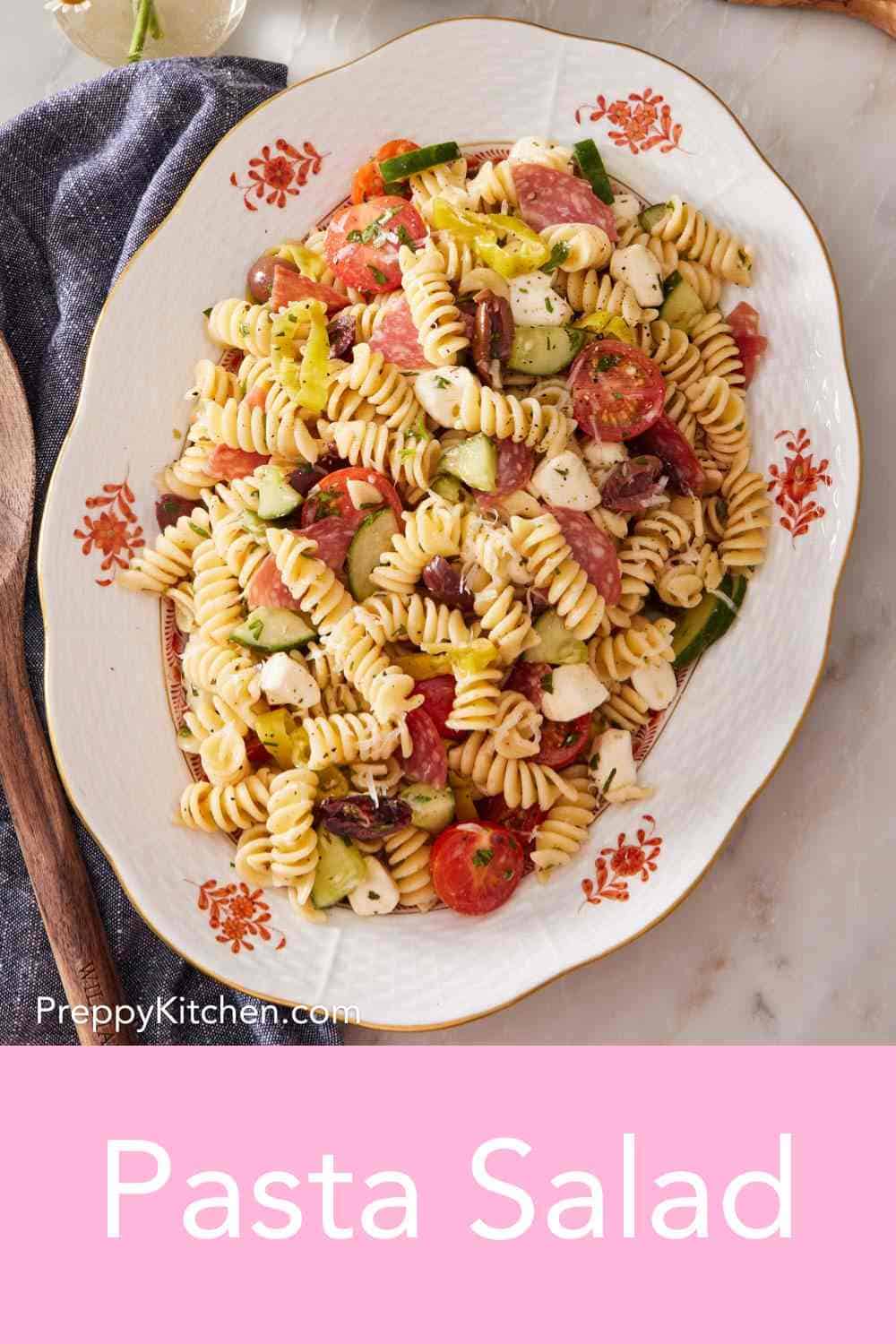 Easy Pasta Salad Recipe - Preppy Kitchen