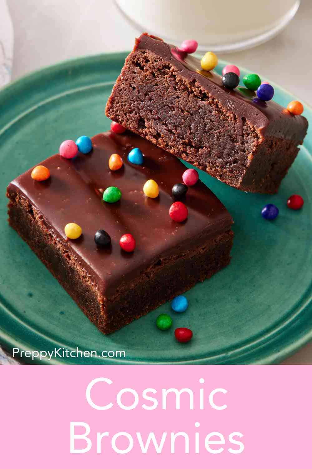 Homemade Cosmic Brownies - Preppy Kitchen