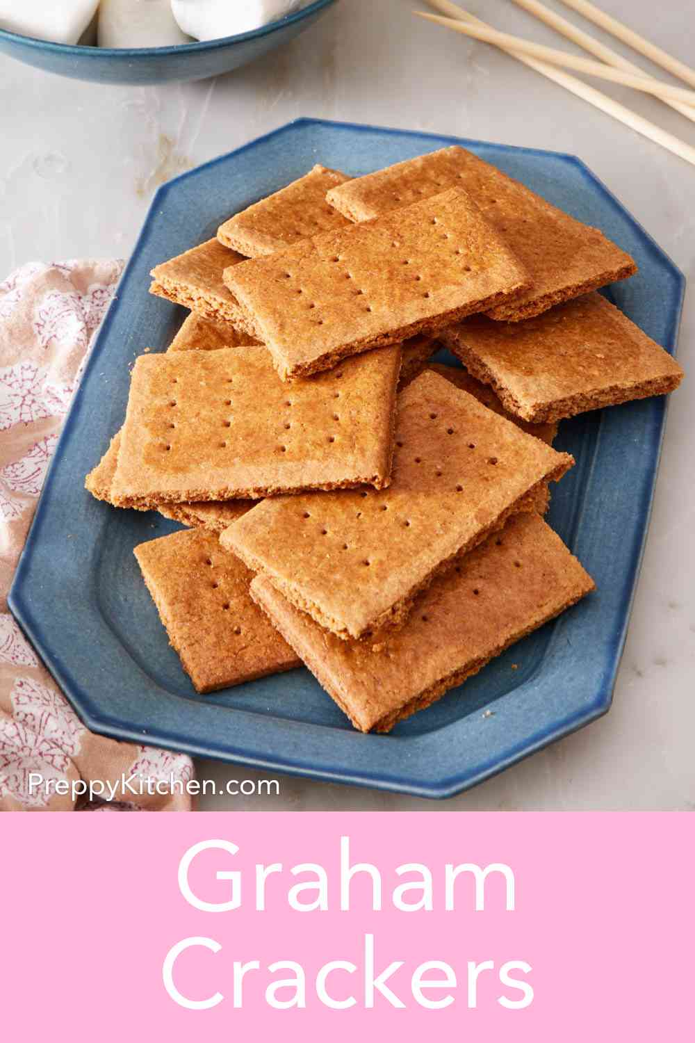 Homemade Graham Crackers Recipe - Preppy Kitchen