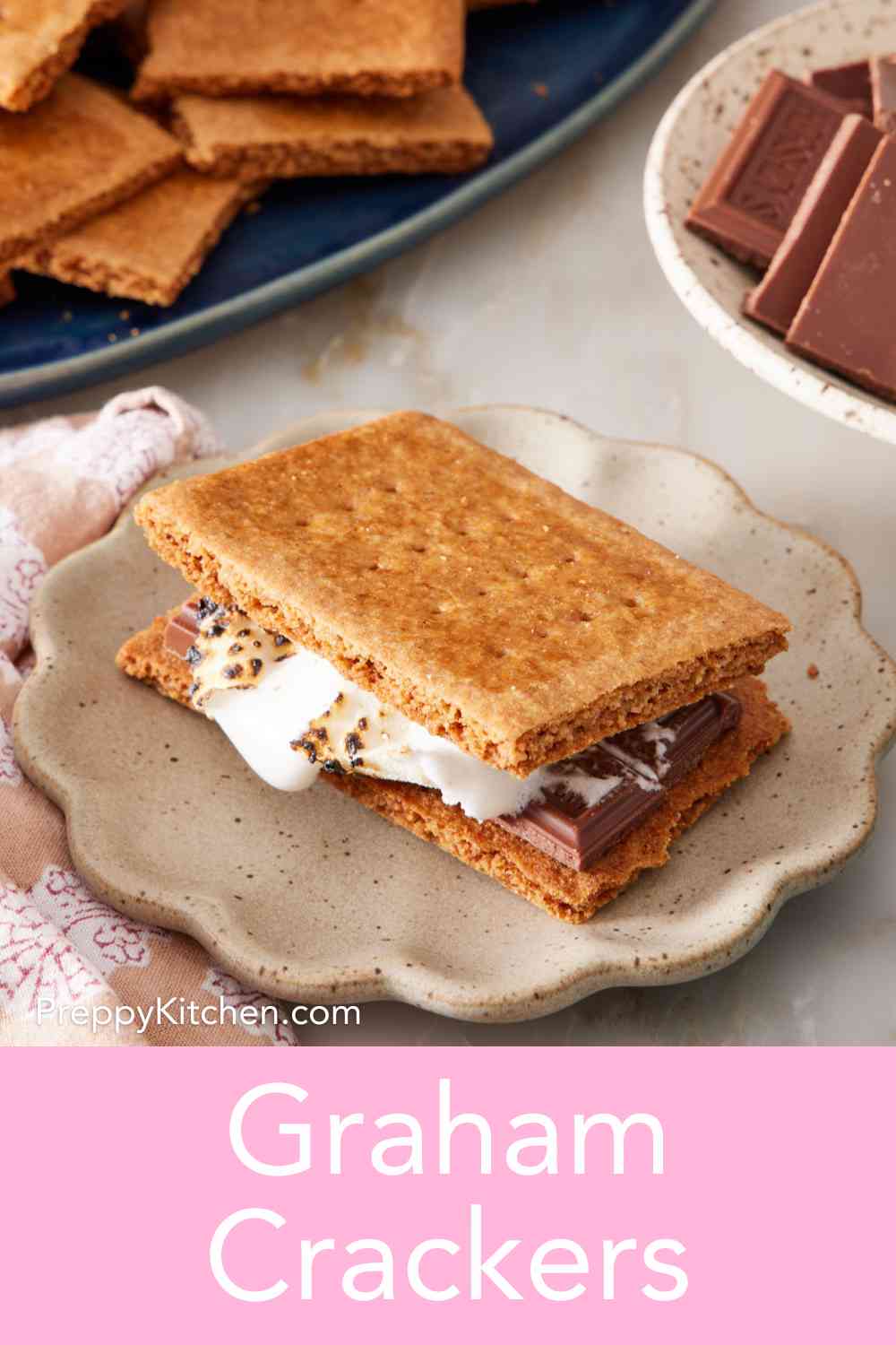 Homemade Graham Crackers Recipe - Preppy Kitchen