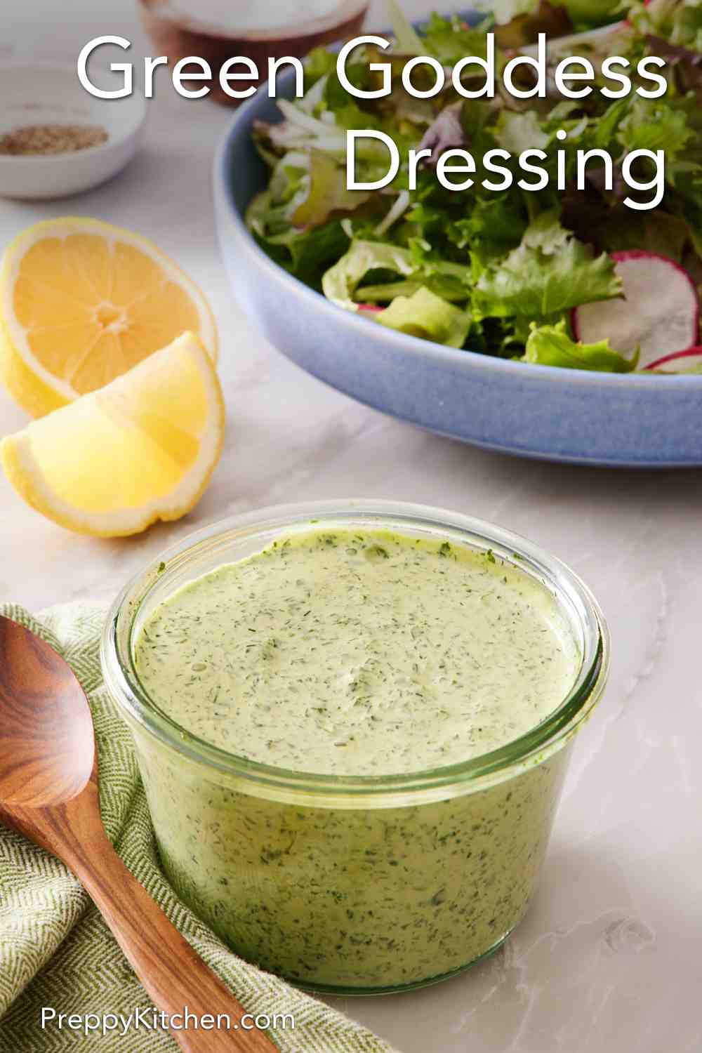 Green Goddess Dressing Recipe - Preppy Kitchen