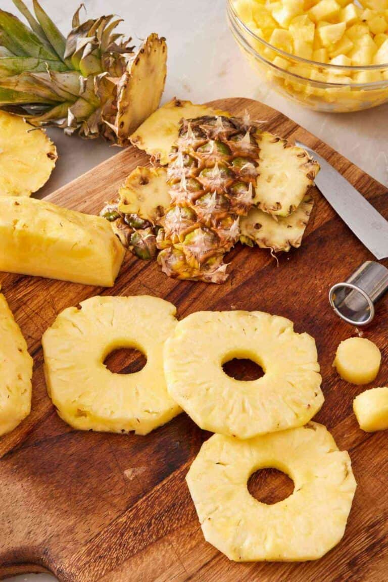 How To Cut A Pineapple - Preppy Kitchen