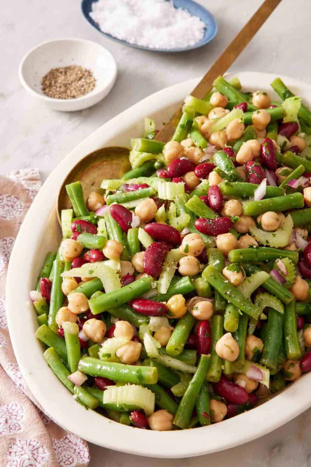 Classic Three Bean Salad Recipe - Preppy Kitchen