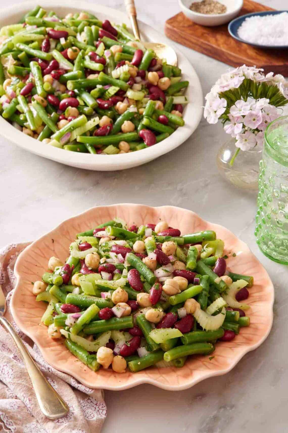 Classic Three Bean Salad Recipe - Preppy Kitchen