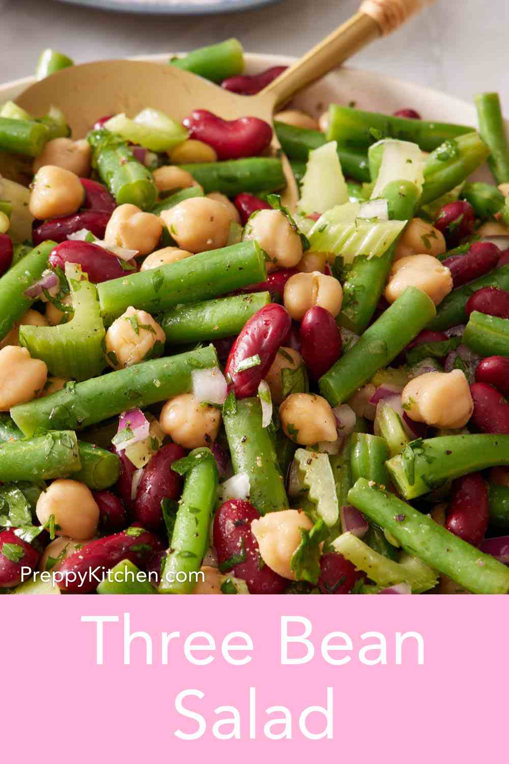 Classic Three Bean Salad Recipe - Preppy Kitchen