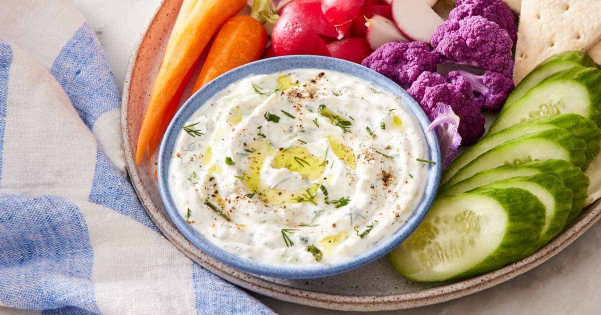 Quick & Creamy Tzatziki Recipe - Preppy Kitchen