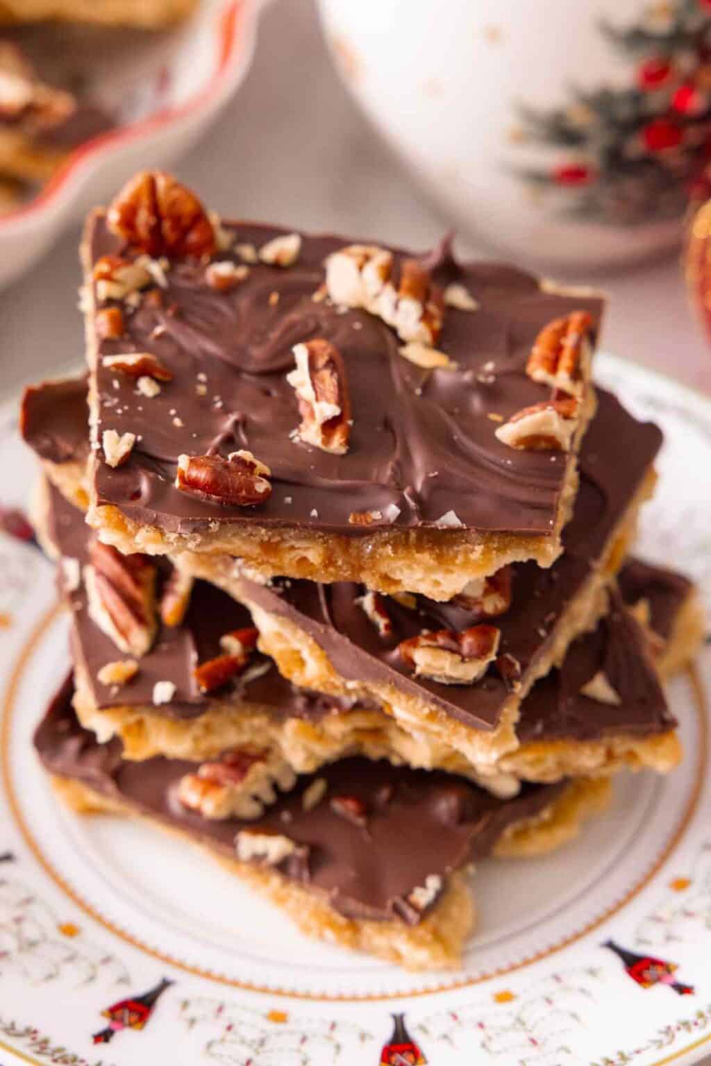 Christmas Cracker Candy Recipe - Preppy Kitchen