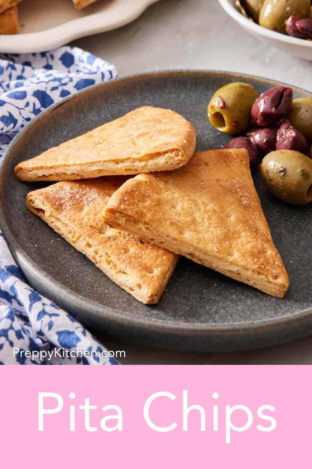 Quick & Easy Homemade Pita Chips - Preppy Kitchen