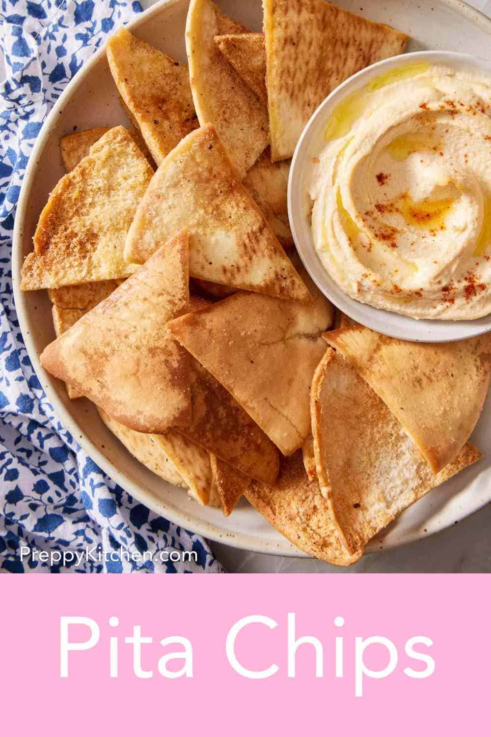 Quick & Easy Homemade Pita Chips - Preppy Kitchen